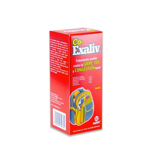 PARACETAMOL/FENILEFRINA/CLORFENIRAMINA/GUAIFENESINA, 120 ml, CO-EXALIV ...